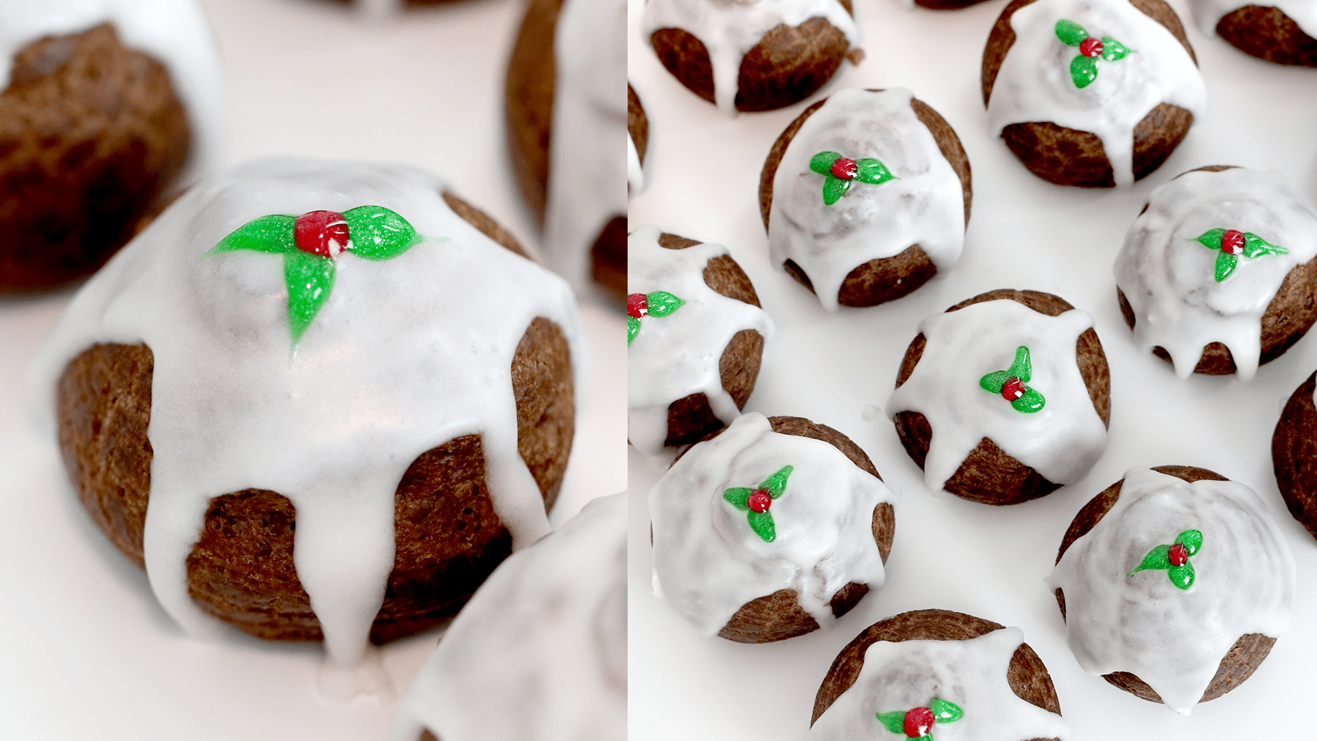 Christmas Pudding Cream Puffs | Tastemade