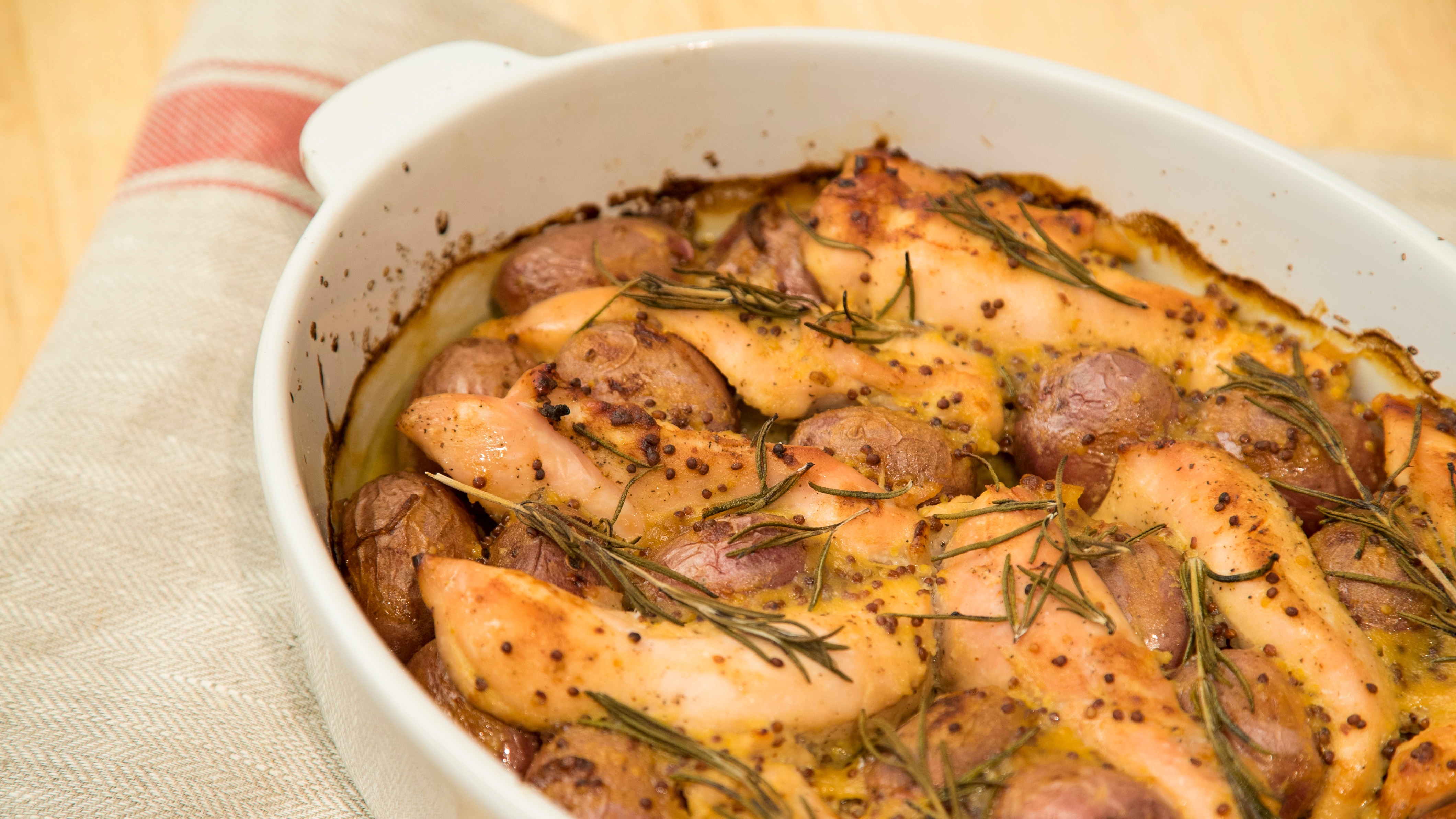 Finnish Mustard Chicken Bake