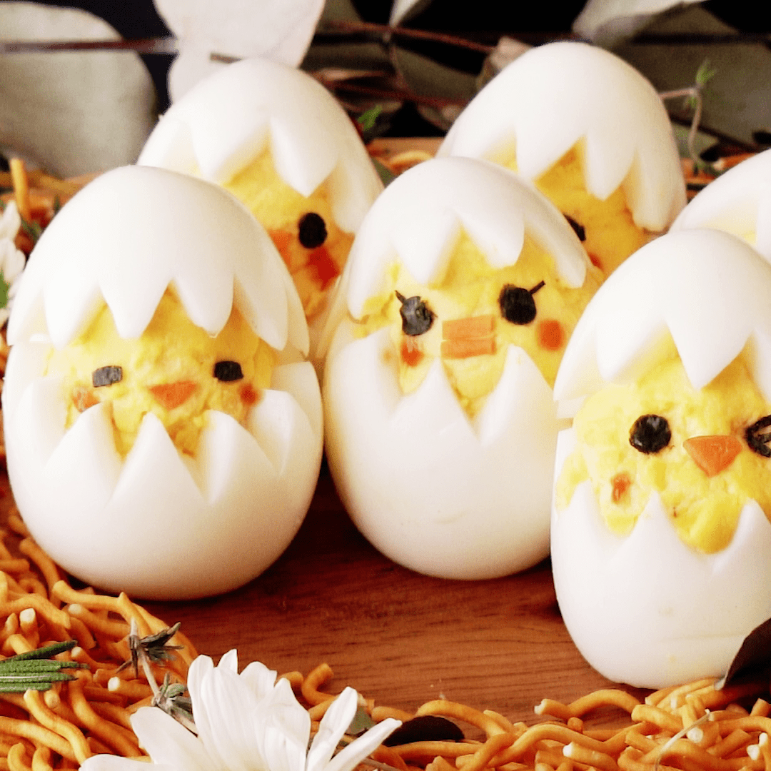 Hard Boiled Egg Chicks Tastemade hard-boiled-egg-chicks-tastemade