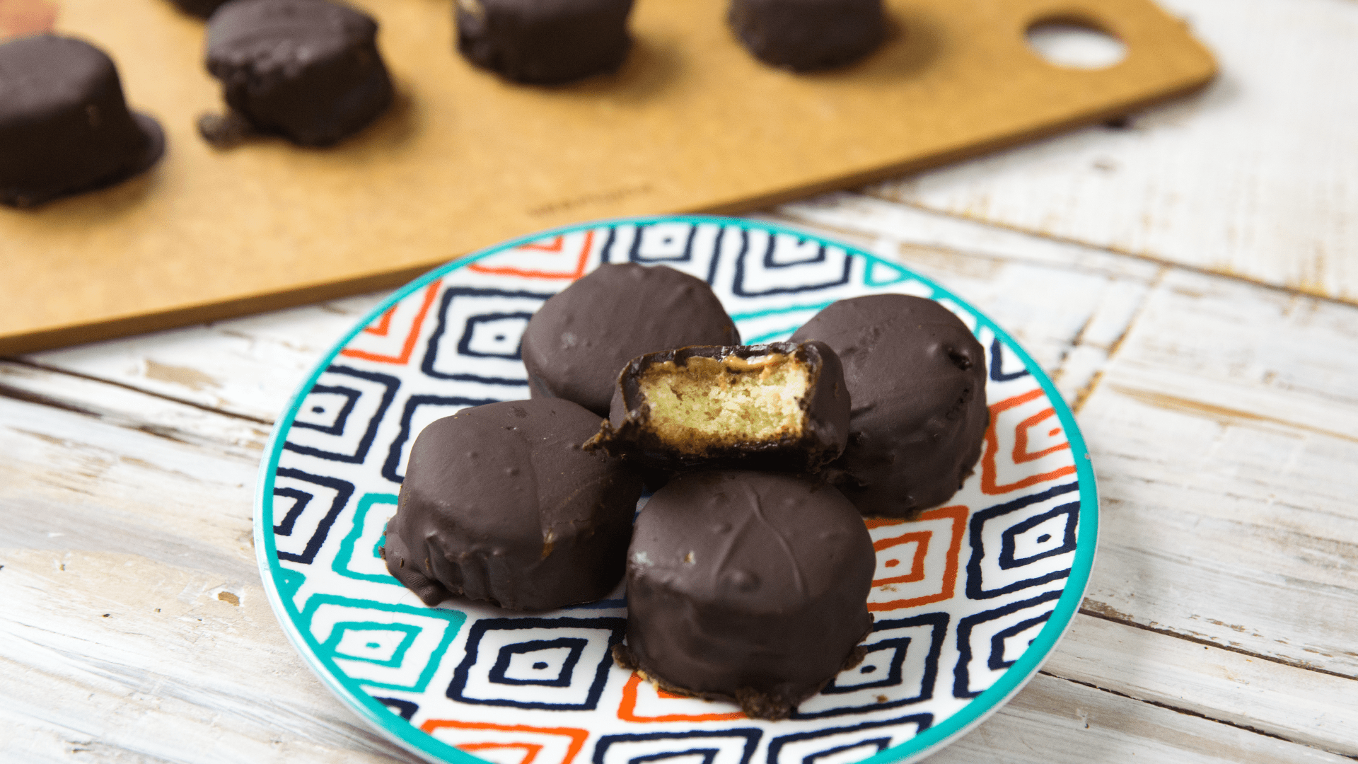 Tagalong Cake Bites | Tastemade