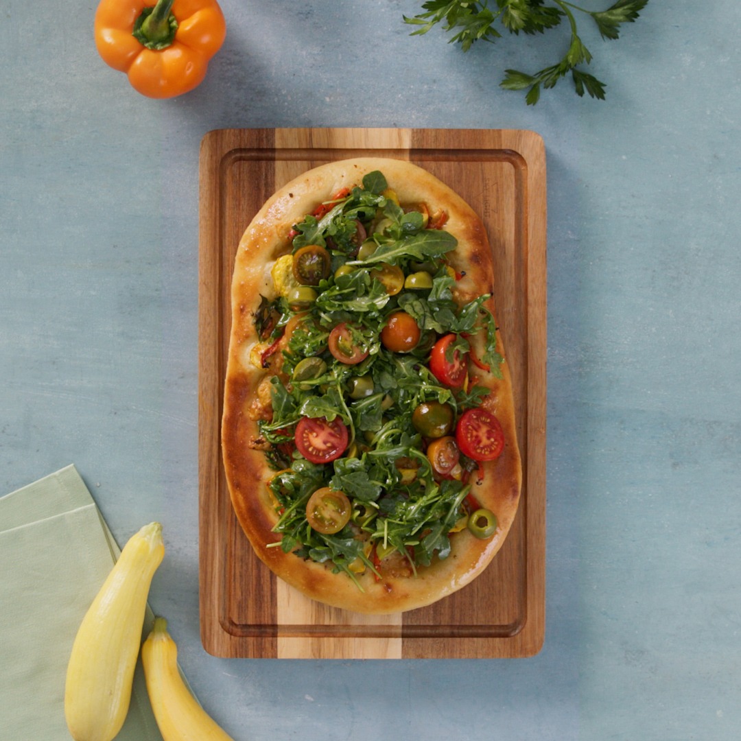 Farmer's Market Fresh Flatbread | Tastemade