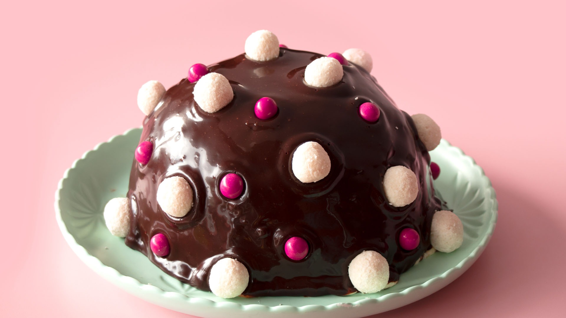 Raspberry Chocolate Ice Cream Bomb | Tastemade