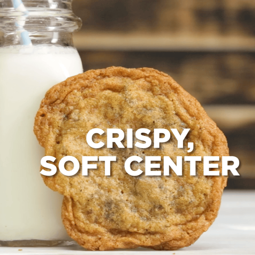 Crispy Chocolate Chip Cookies with a Soft Center | Tastemade