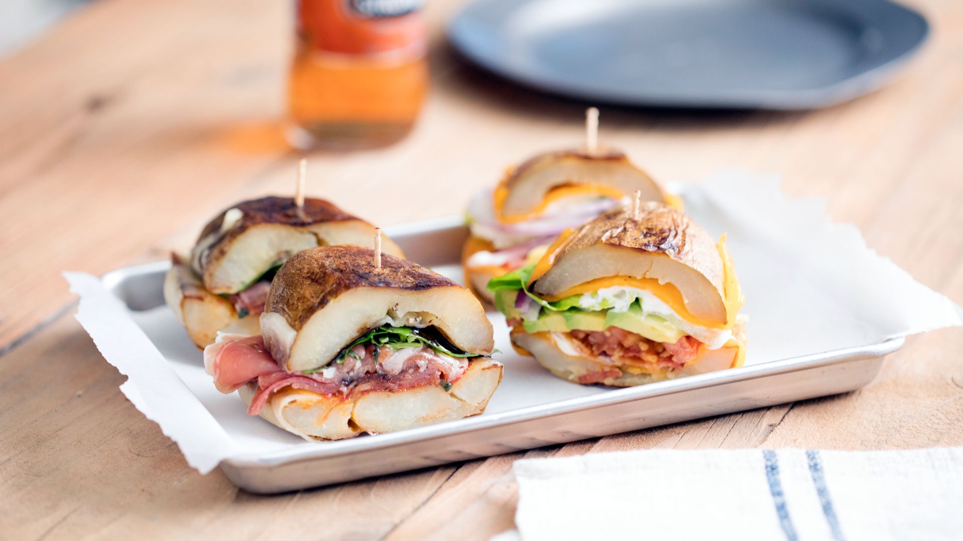 Potato Skin Sandwiches | Tastemade