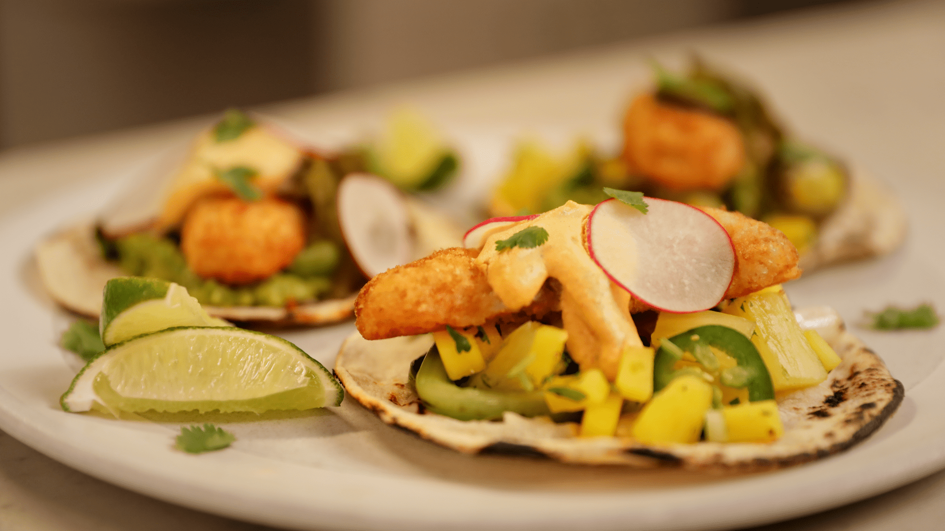 Flaky Fried Fish Fajita Bar | Tastemade