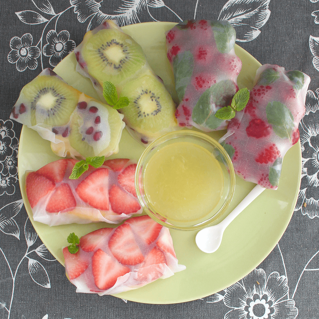 Fresh Fruit Spring Rolls | Tastemade