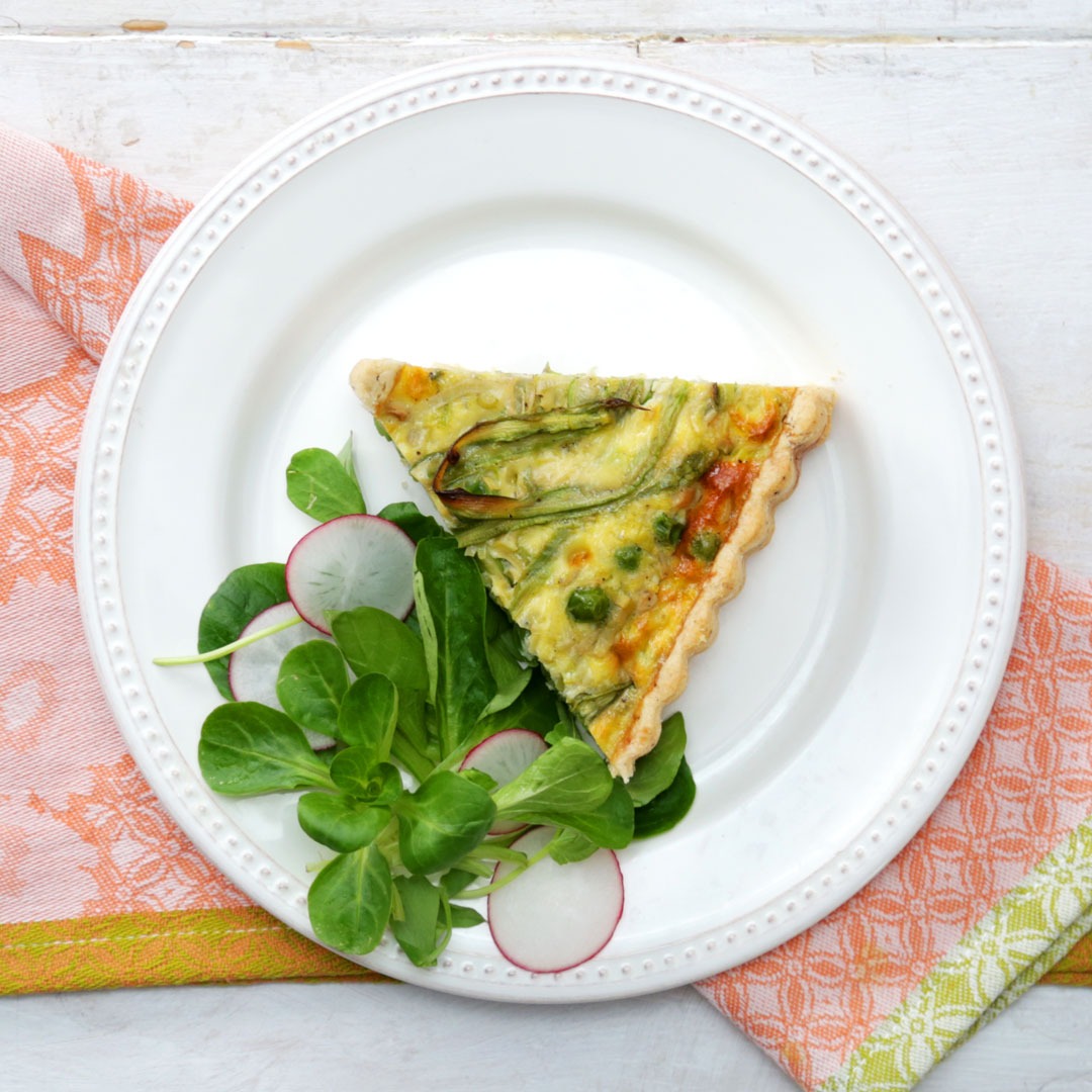 Spring Vegetable Quiche | Tastemade
