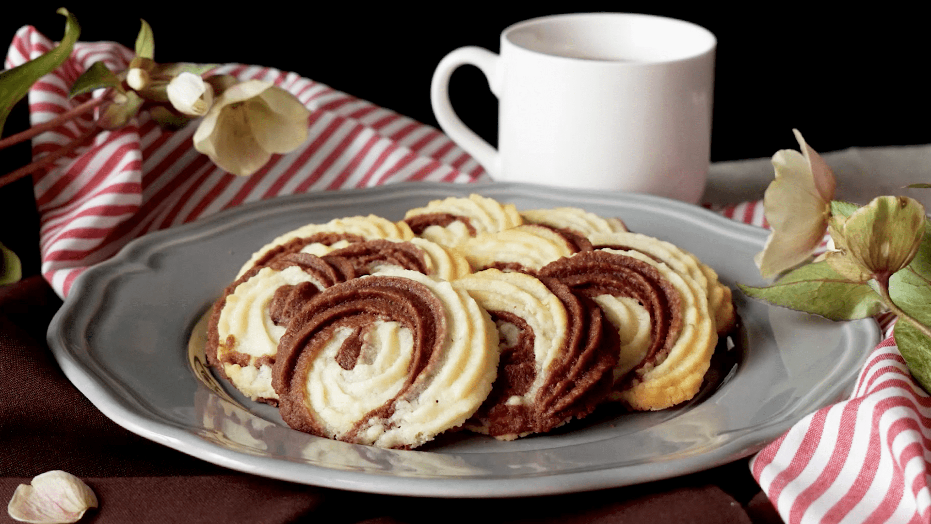 Two-Tone Spiral Cookies | Tastemade