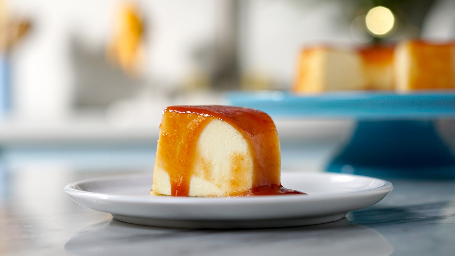 Cheese Pudding With Melted Guava Syrup | Tastemade