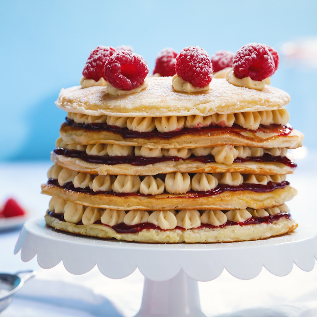 Fluffy Pancake Layer Cake | Tastemade