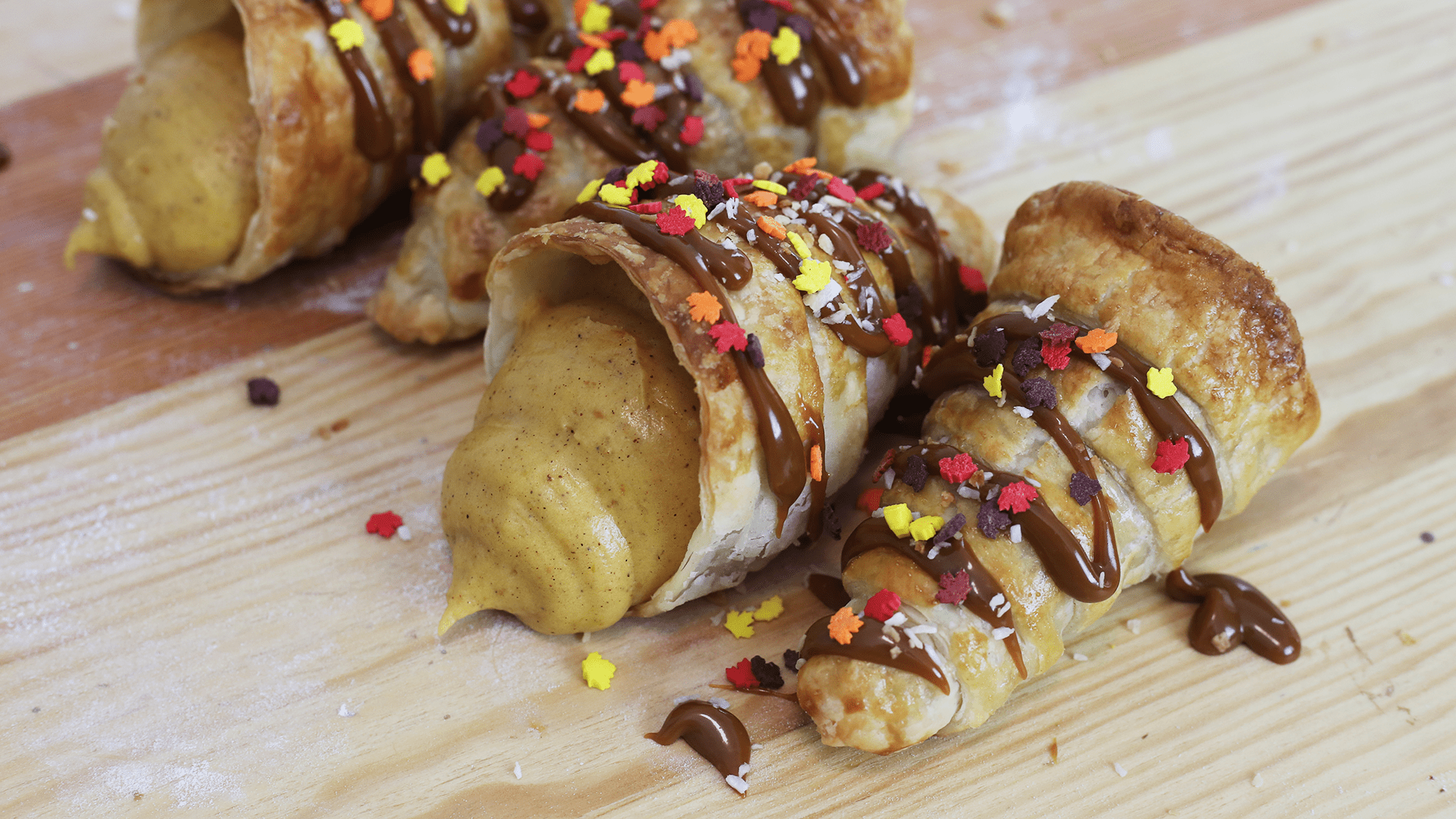 Puff Pastry Cornucopias | Tastemade