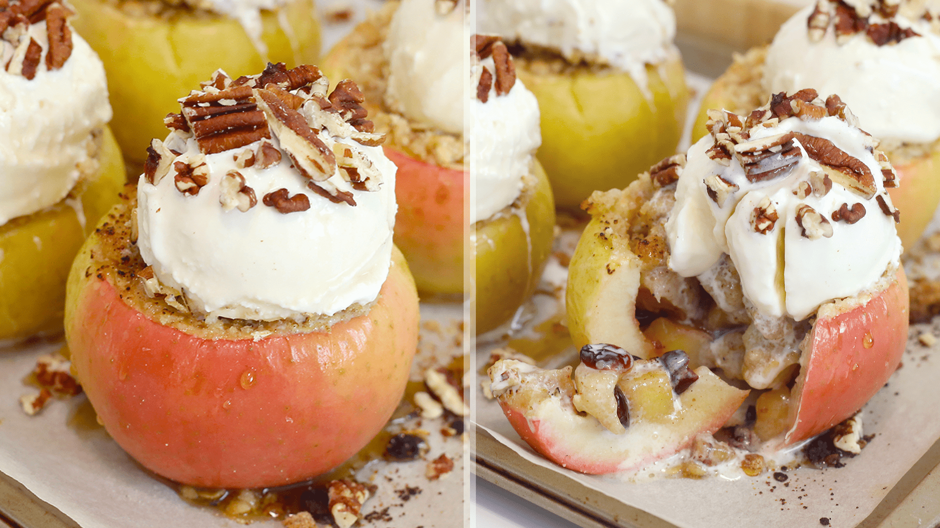 Baked Apple Crisp Sundaes | Tastemade