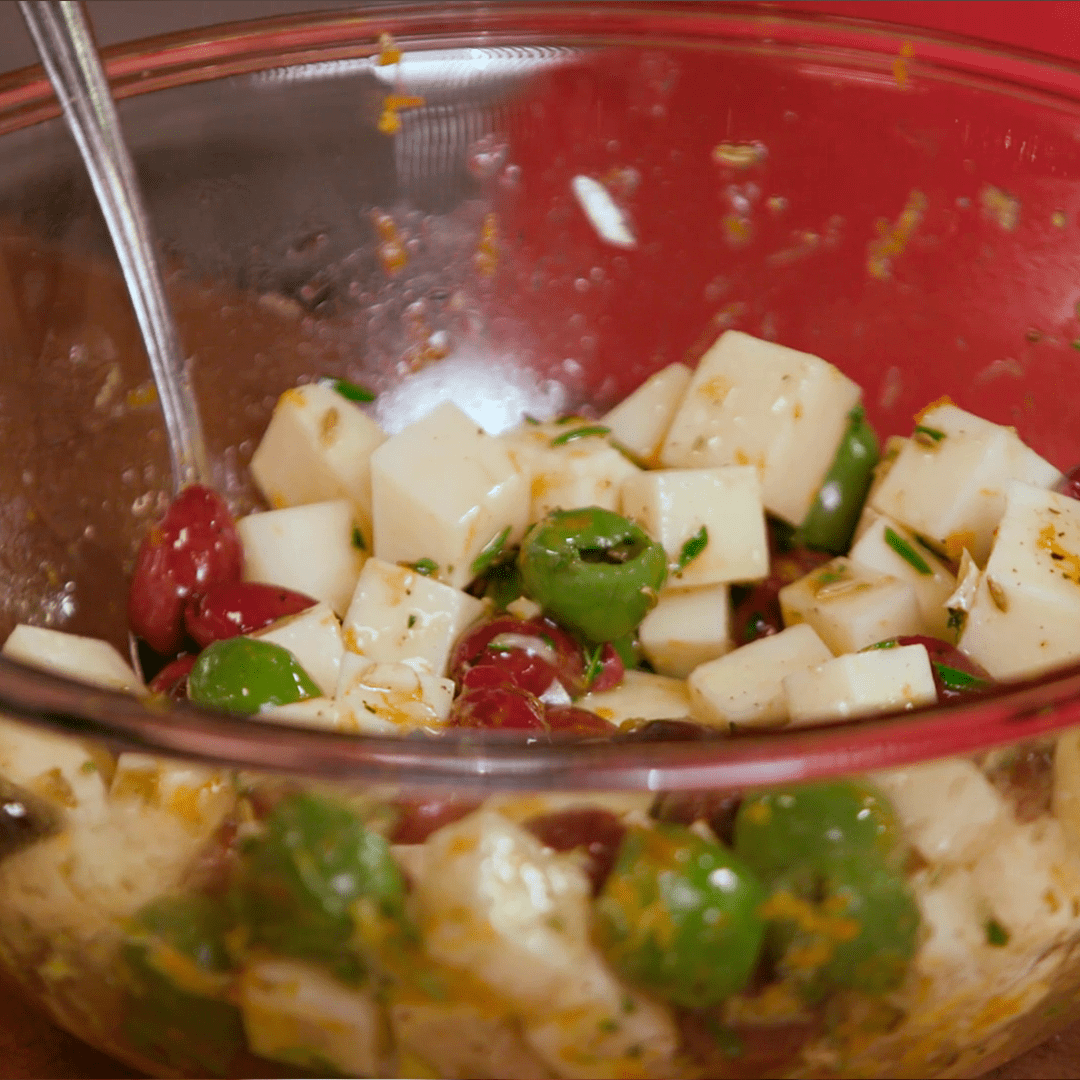 Marinated Olives and Cheese | Tastemade