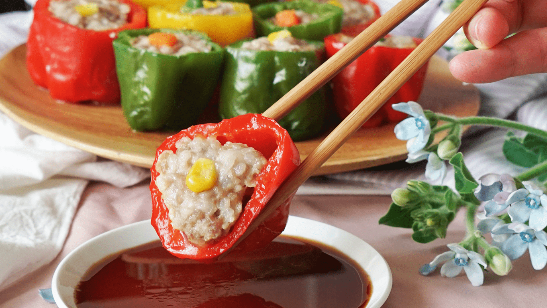 Colorful Pepper Dumplings | Tastemade