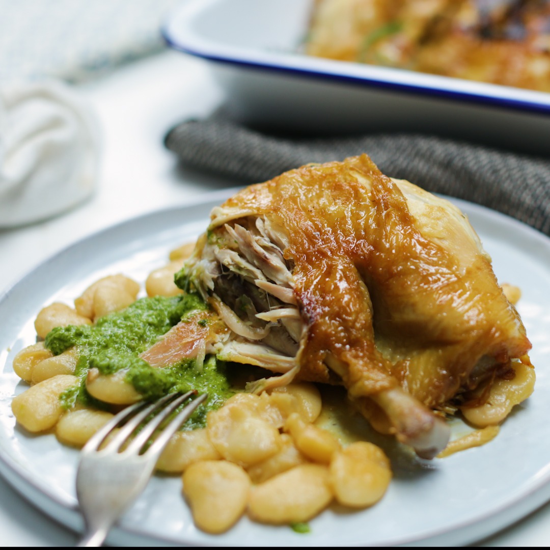 Brick Spatchcock Chicken | Tastemade