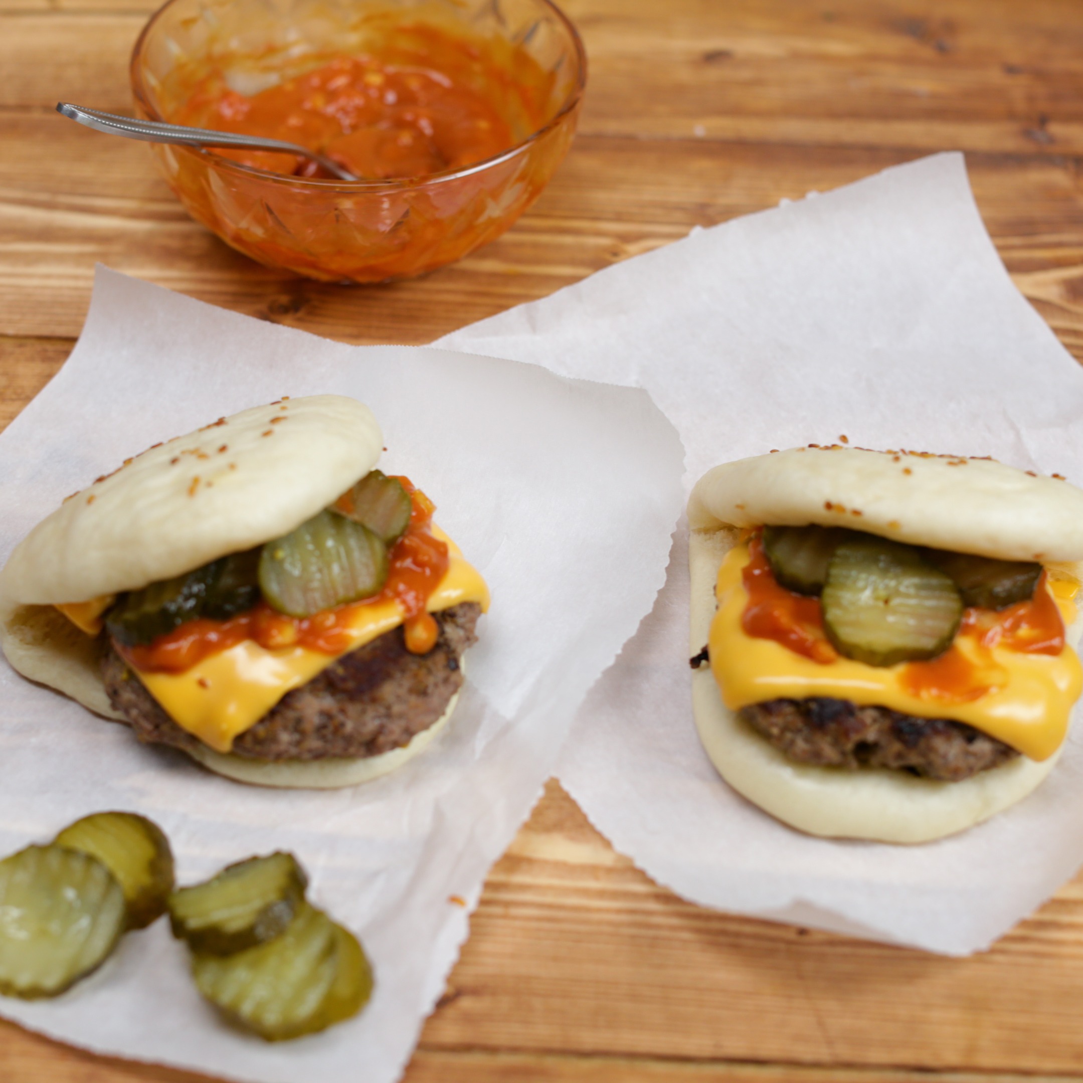 Cheeseburger Bao Buns | Tastemade