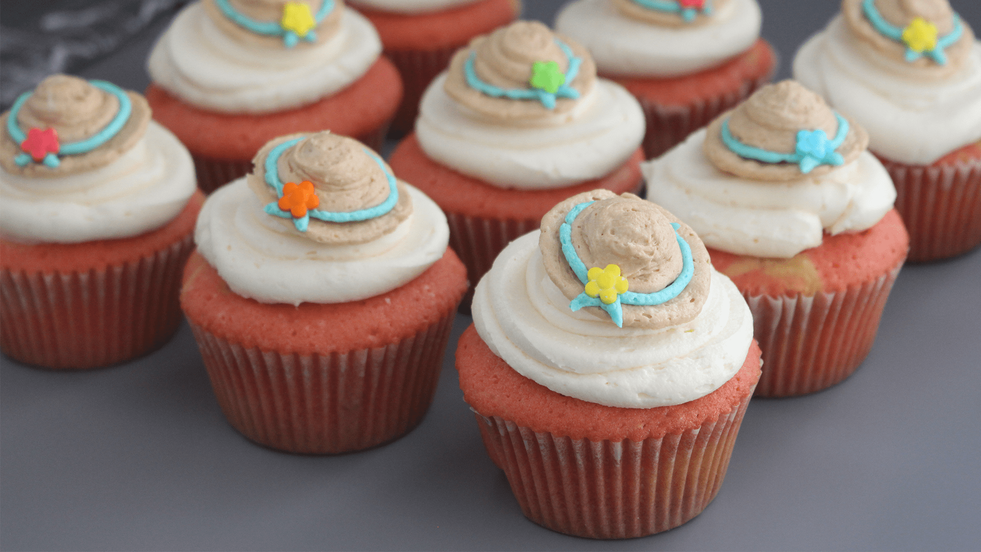 Sun Hat Cupcakes | Tastemade