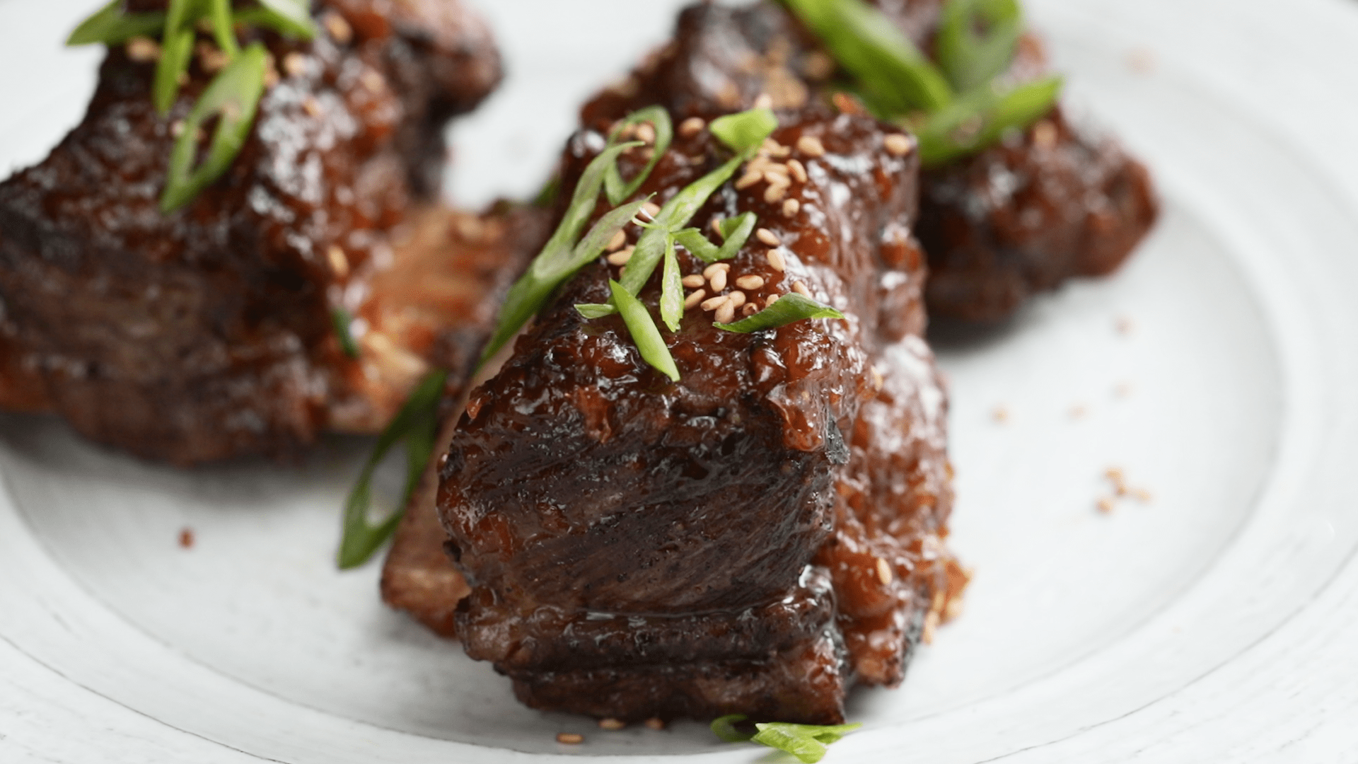 Roasted Short Ribs With Red Miso Glaze and Hibachi-Style Fried Rice ...