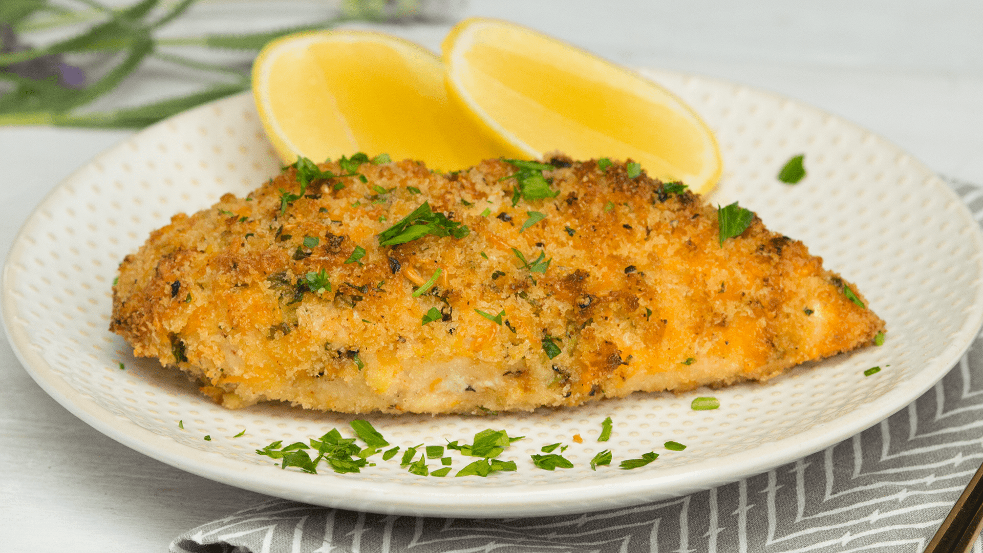 Cheesy Garlic Oven Fried Chicken | Tastemade