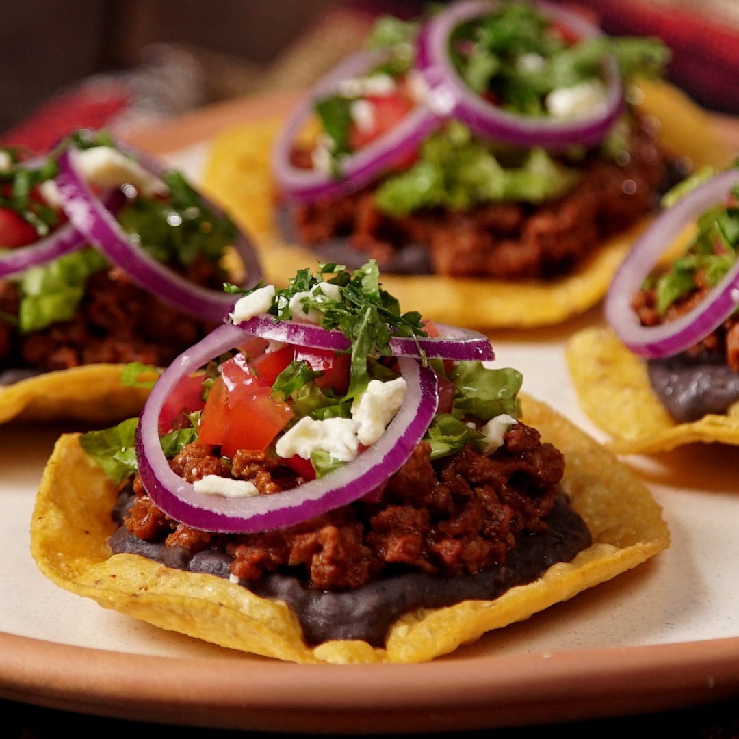 Picadillo Tostada | Tastemade