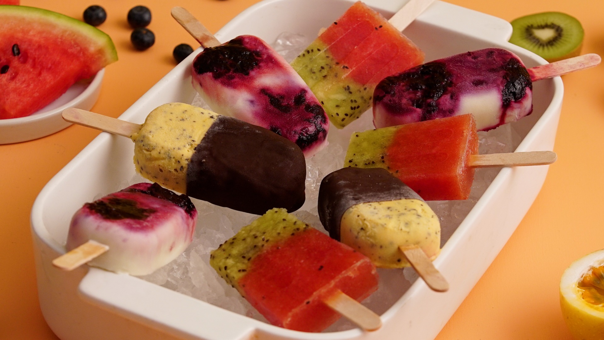 Ice Pops: Spicy Watermelon & Kiwi | Tastemade