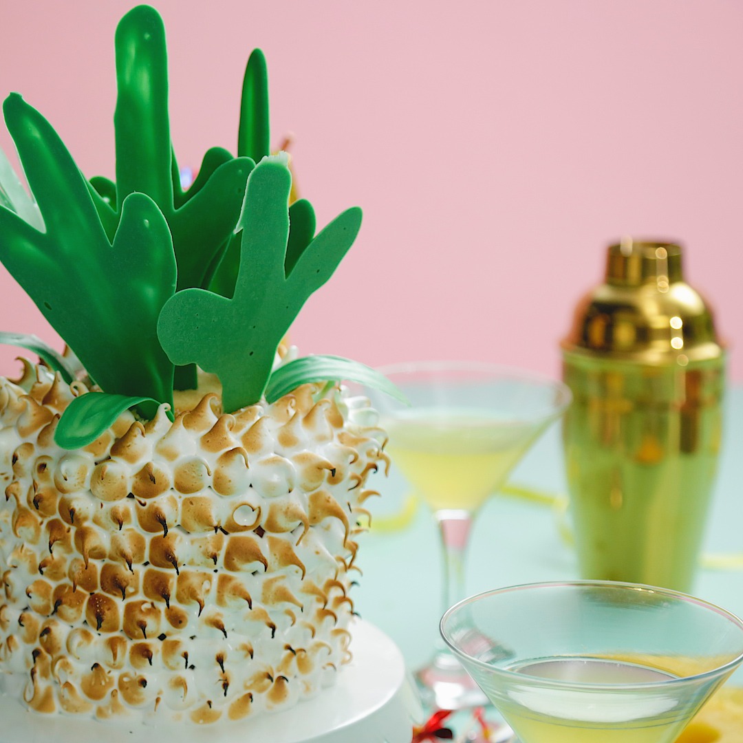Pineapple Blowtorched Alaska Cake | Tastemade