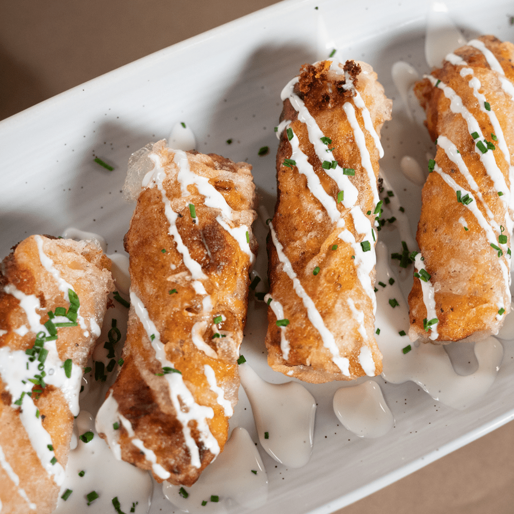 Buffalo Chicken Spring Rolls | Tastemade