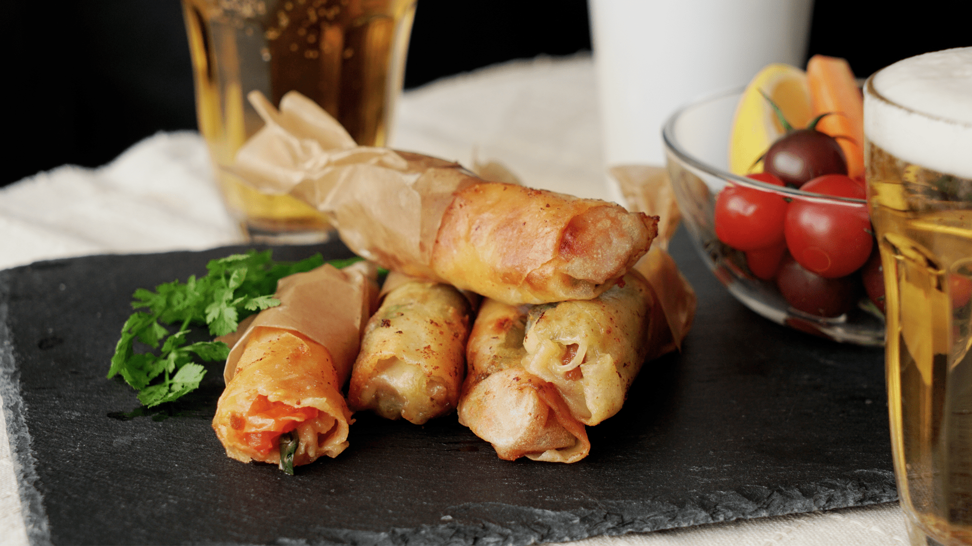 Spring Roll Pizza Sticks | Tastemade