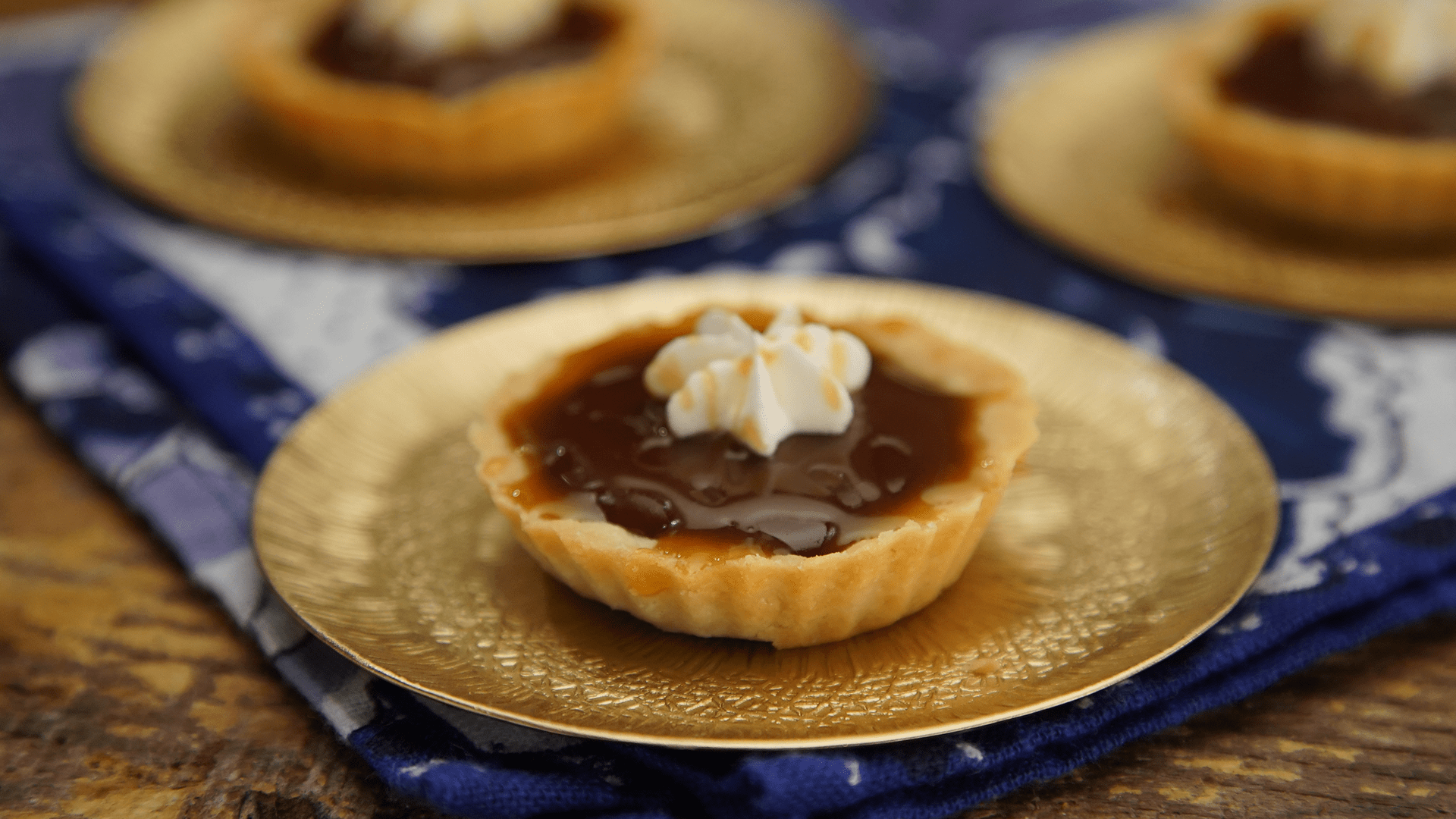 Caramel Hazelnut Mini Tartlets | Tastemade