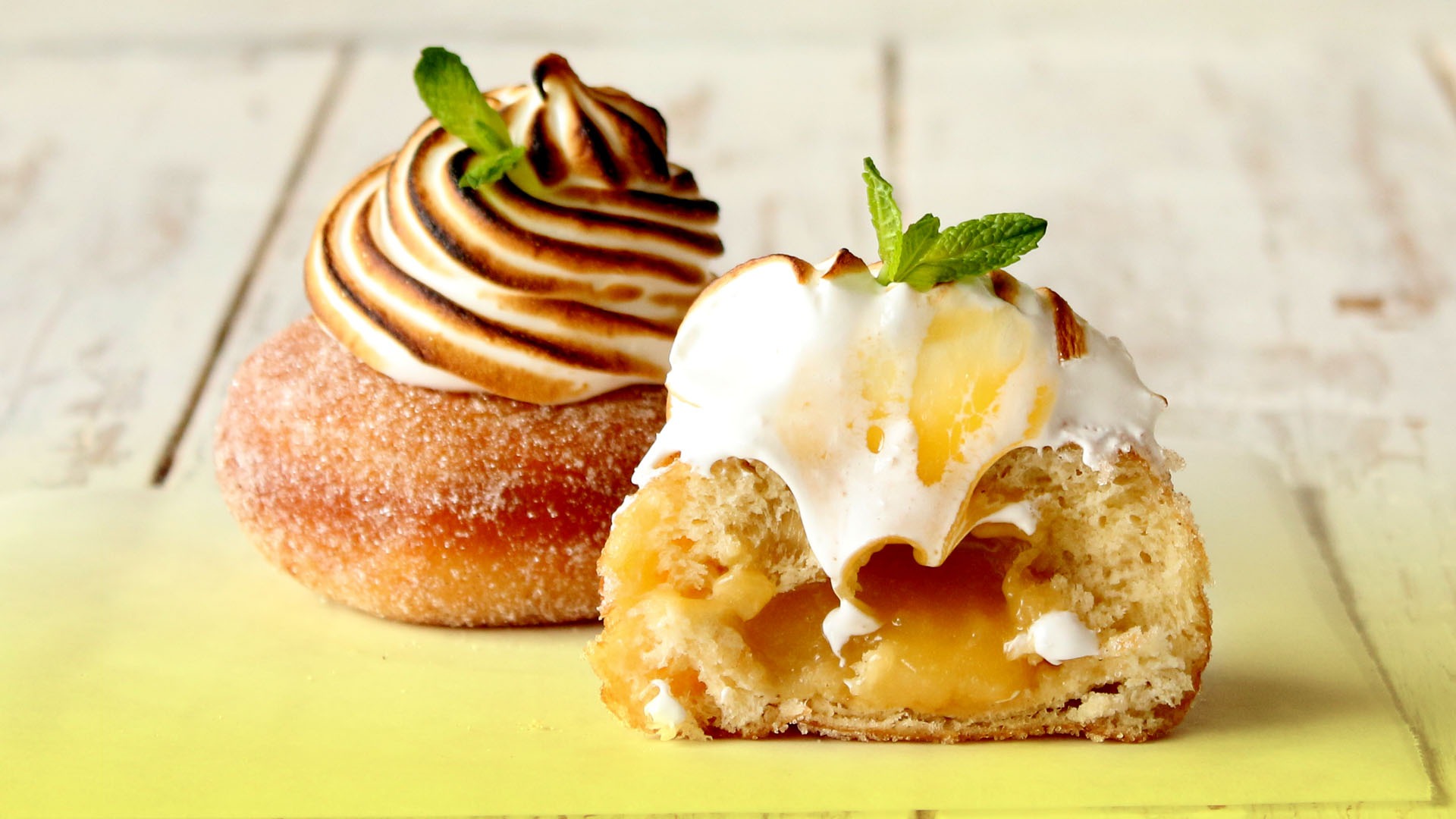 Lemon Meringue Donuts | Tastemade