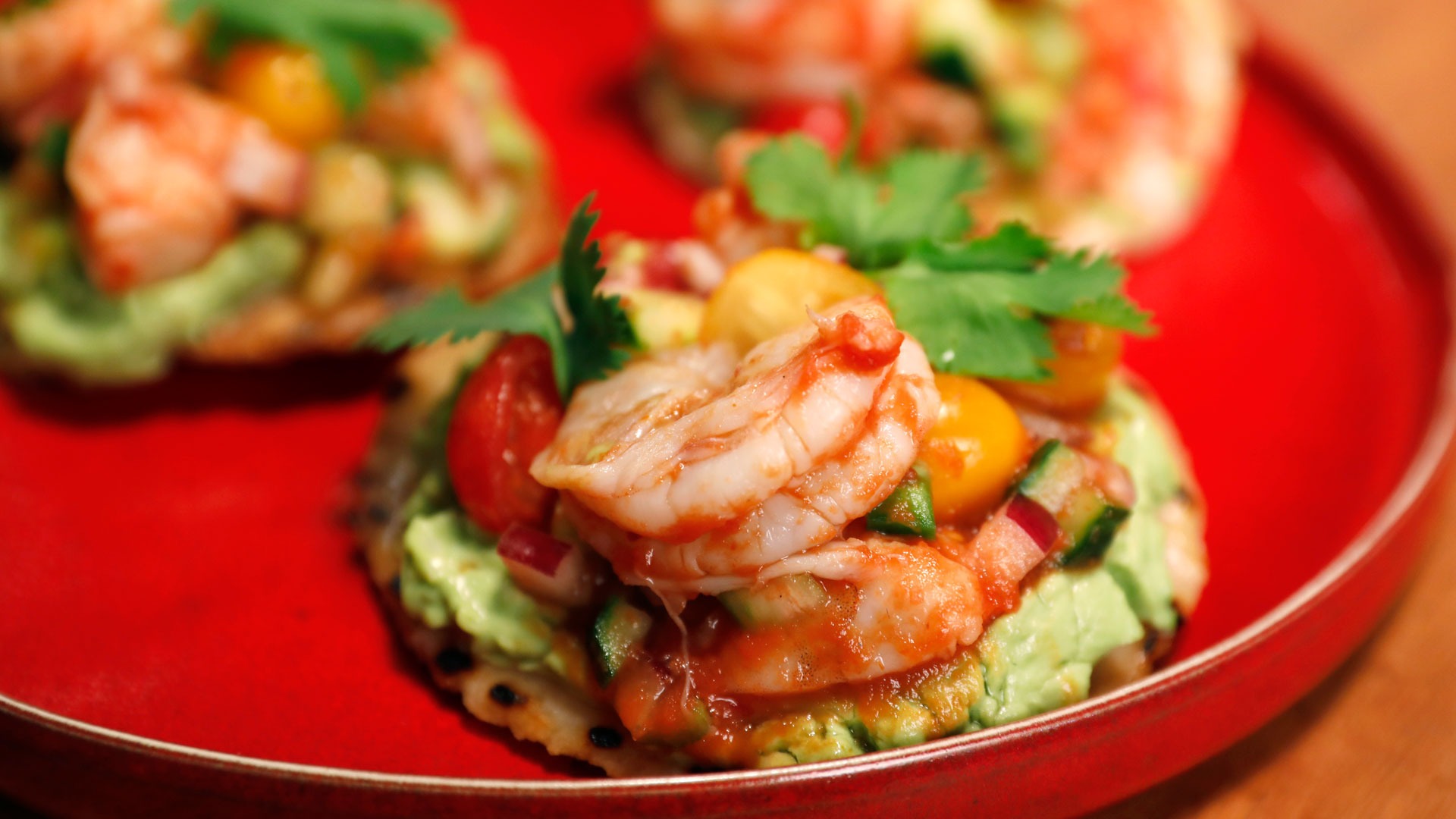 Shrimp Ceviche Cocktail with Avocado Crema and Fresh Tostadas | Tastemade