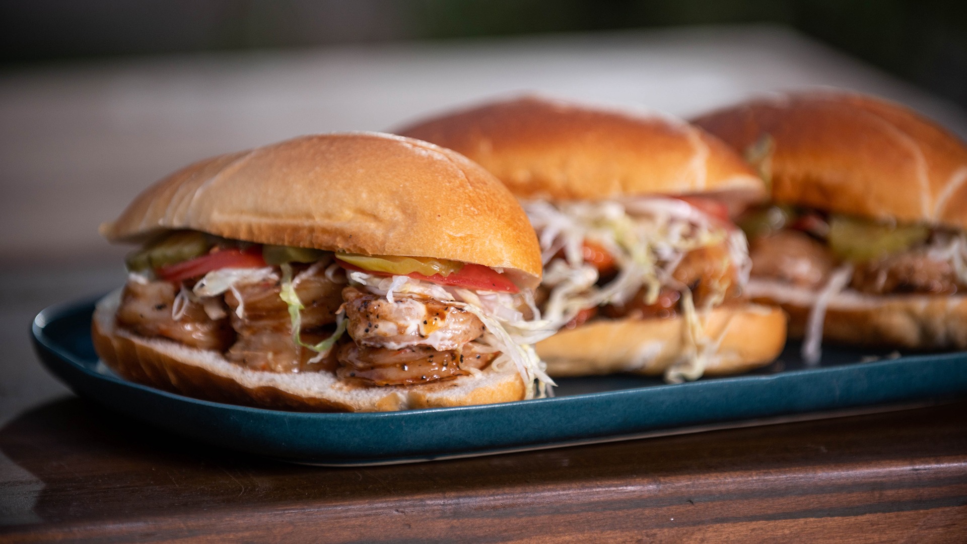 Black Pepper BBQ Shrimp Po’boy | Tastemade