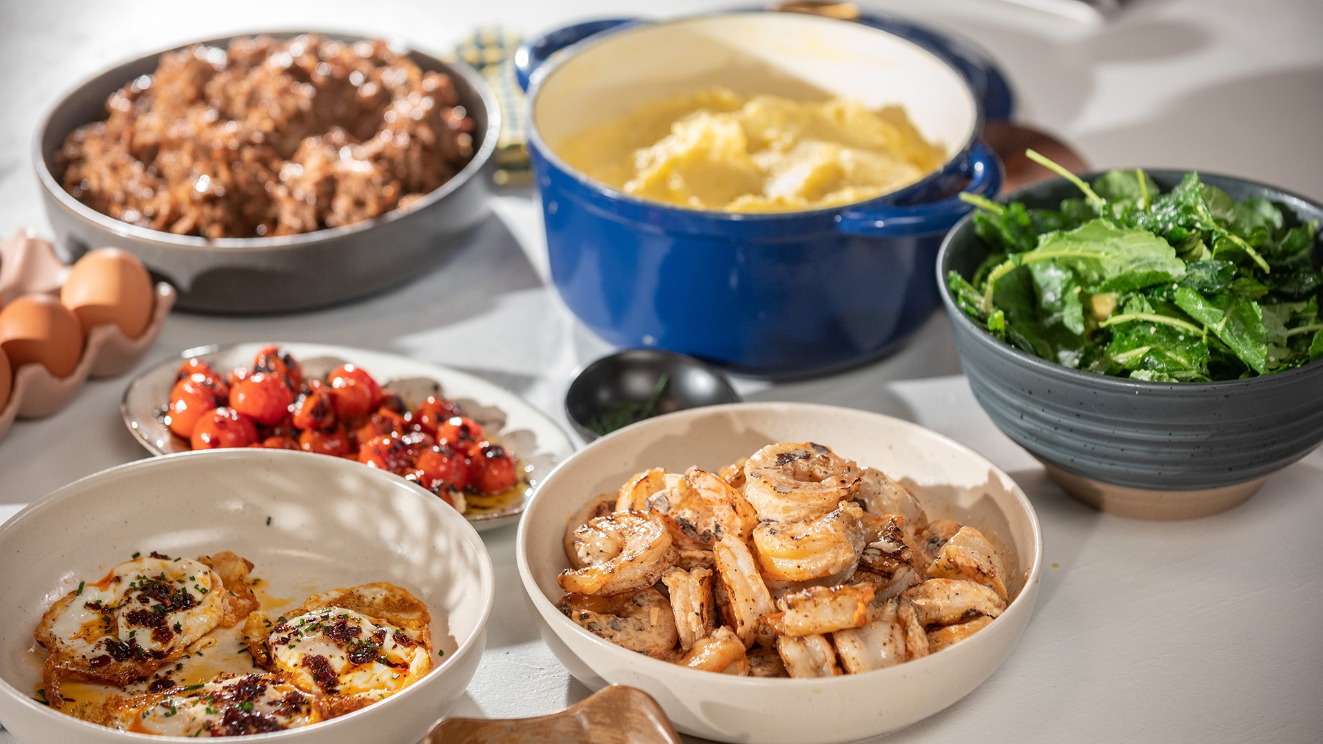 Polenta Grit Bowl Bar with Toppings | Tastemade