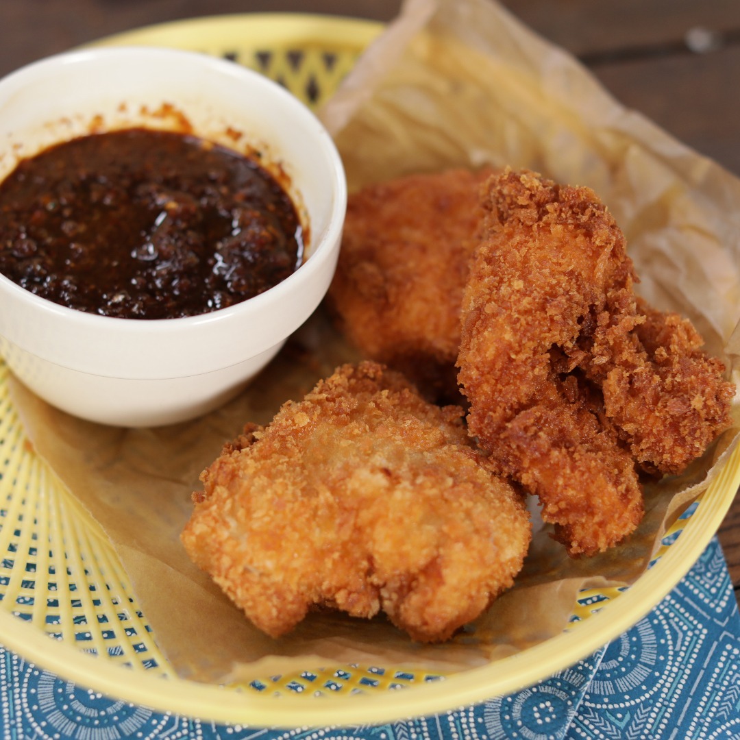 Giant Chicken Nugget With Szechuan Sauce | Tastemade