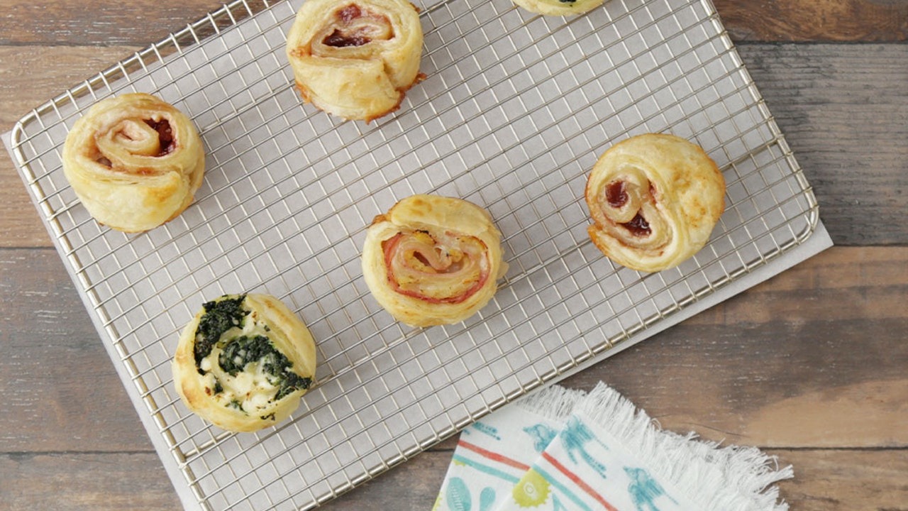 Stuffed Puffed Pastry Wheels, 3 Ways | Tastemade
