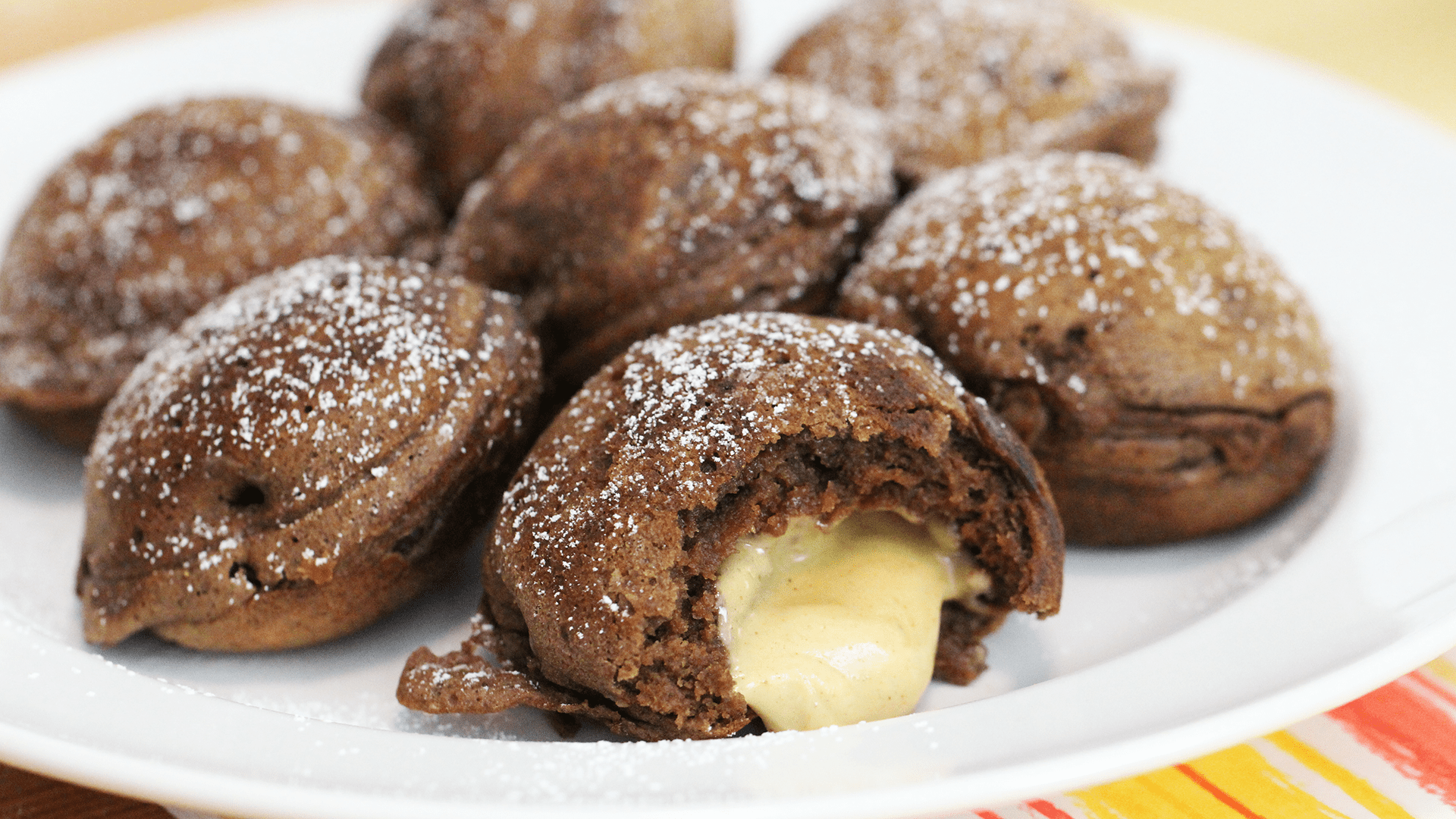 Peanut Butter-Stuffed Pancake Pockets | Tastemade