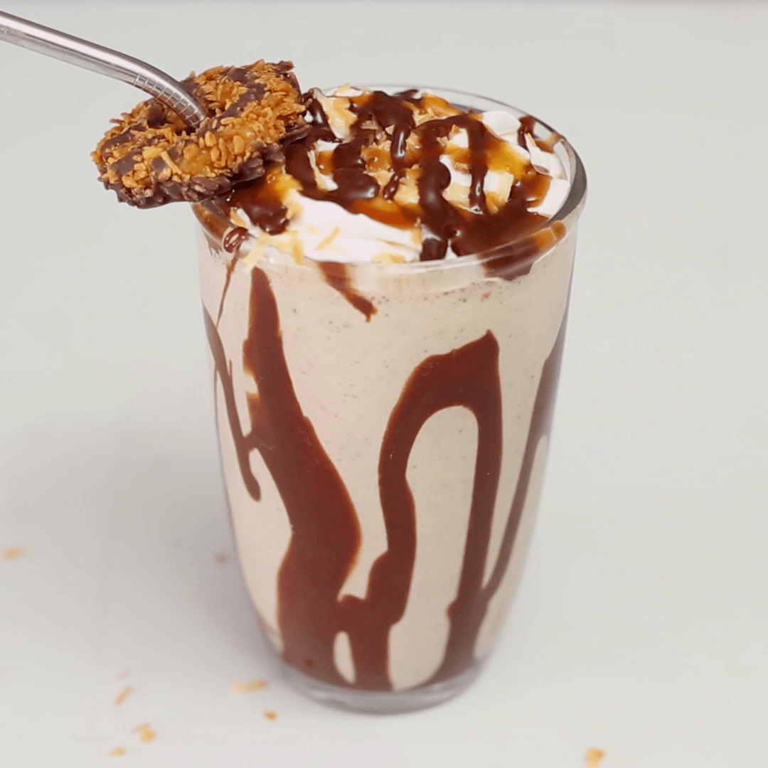 Samoa Milkshake | Tastemade