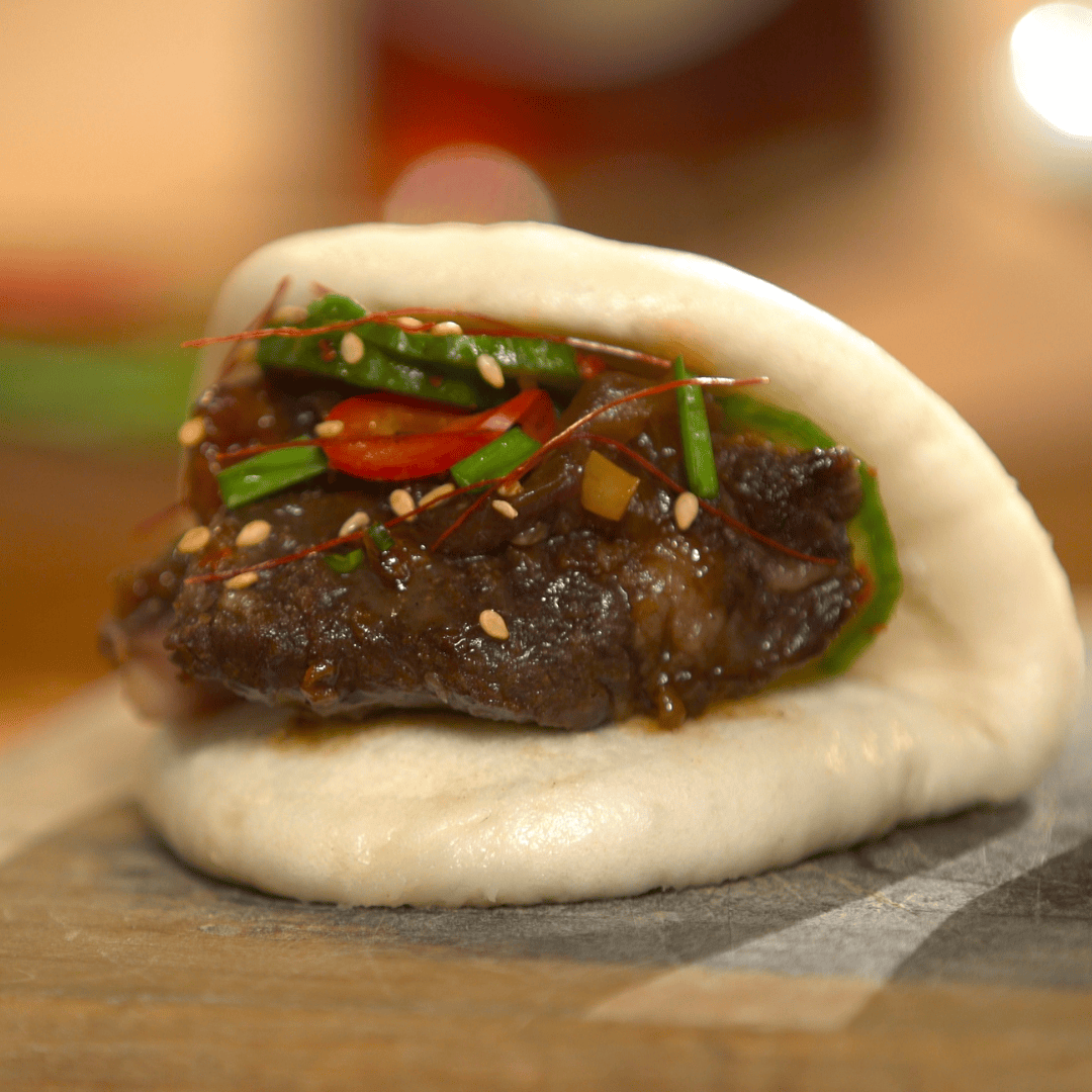 Korean Braised Short Ribs on Steamed Buns (Korean Braised Short Ribs ...