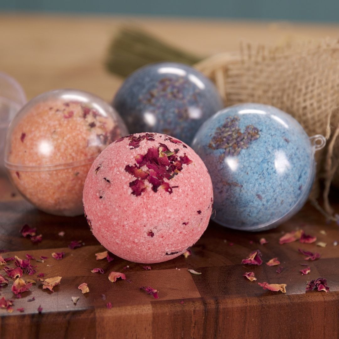Rose Bath Bombs | Tastemade