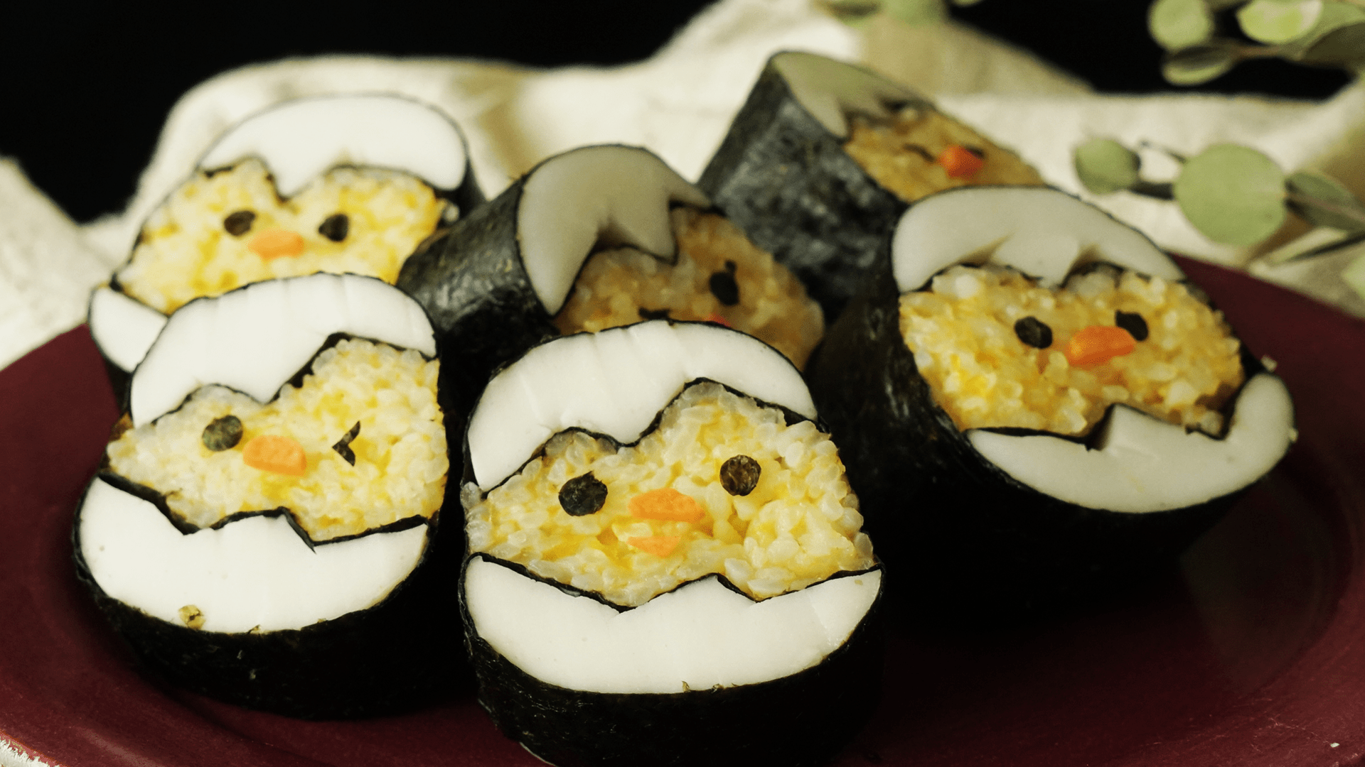 Baby Chicks Rolled Sushi | Tastemade