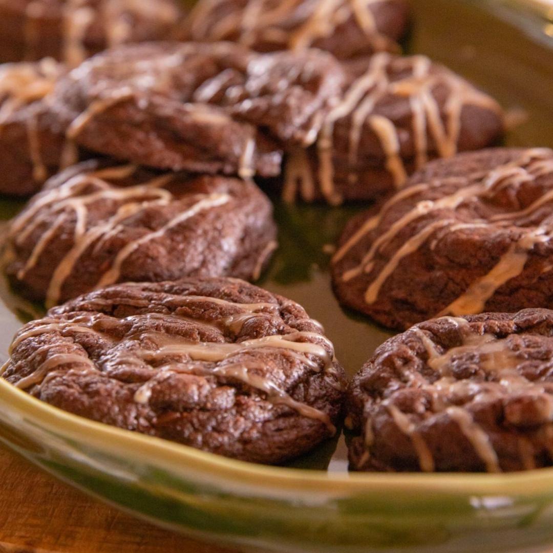 Chocolate Espresso Stuffed Cookies with Kahlua Glaze | Tastemade