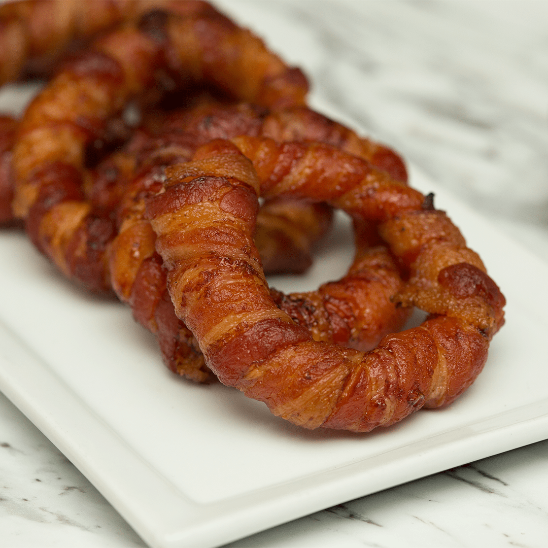 Bacon-Wrapped Onion Rings | Tastemade