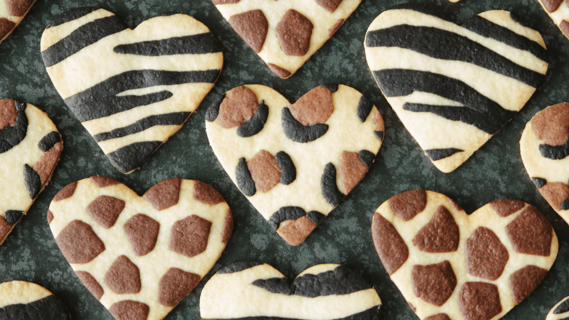Animal Pattern Cookies 3 Ways | Tastemade