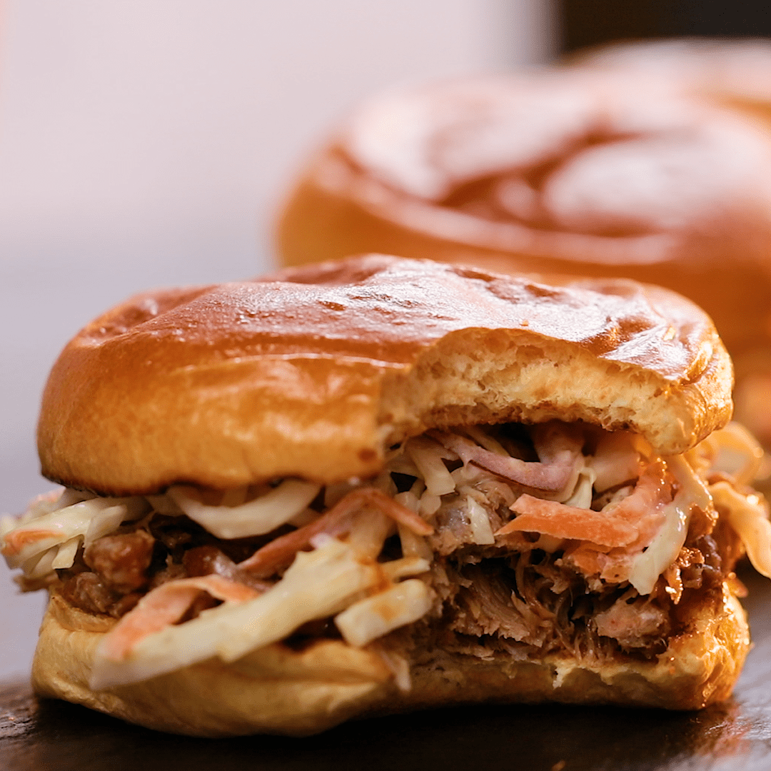 The Easiest Ever Pulled Pork Buns | Tastemade