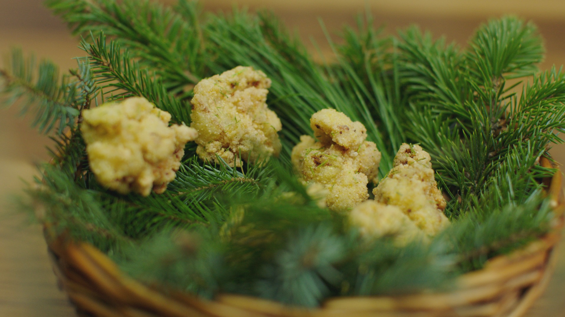 Buttermilk Chicken in Pine Salt | Tastemade