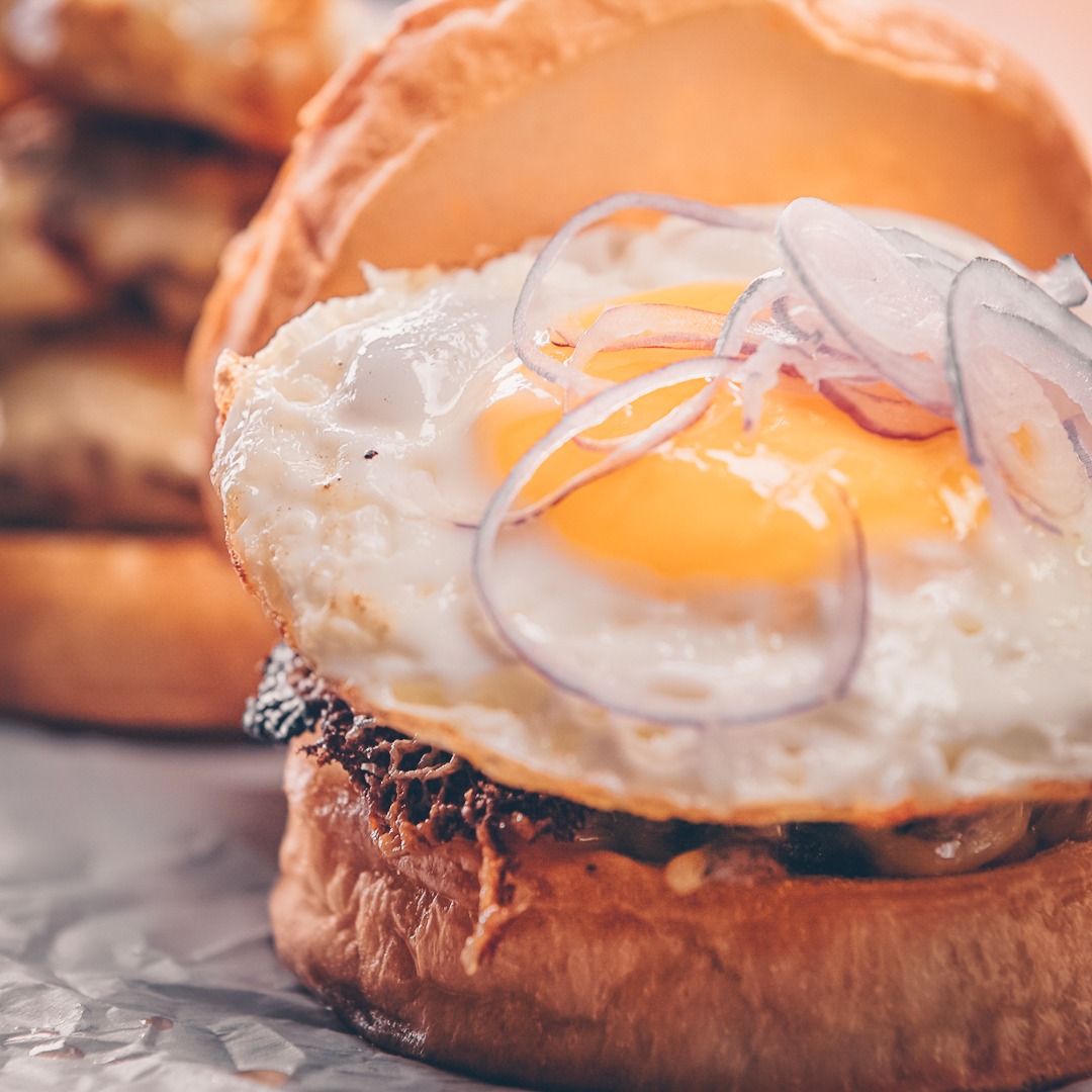 Breakfast Cheese Burger | Tastemade