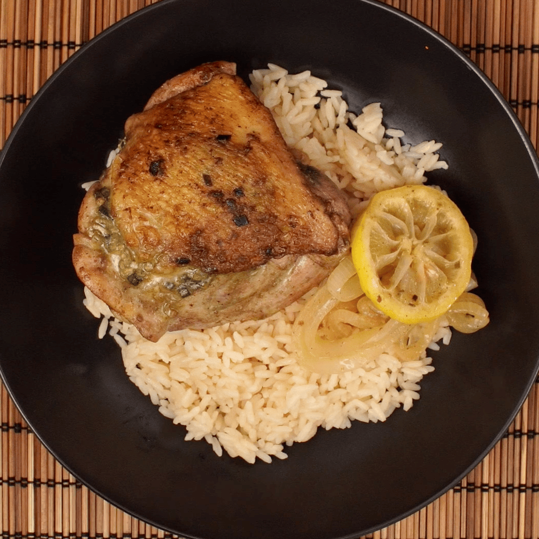 Matcha Butter Roasted Chicken Thighs | Tastemade