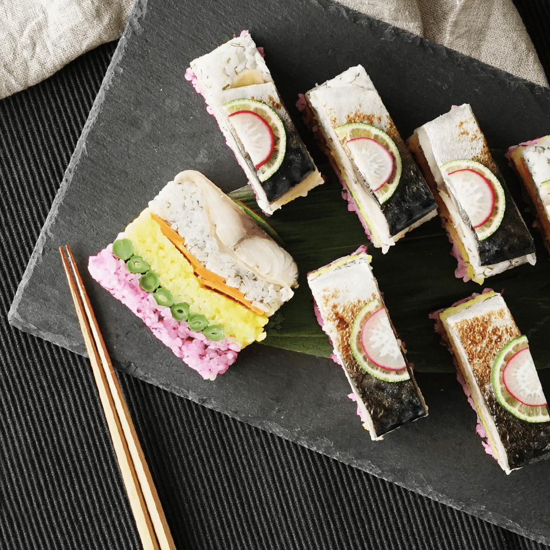 Colorful Mackerel Sushi | Tastemade