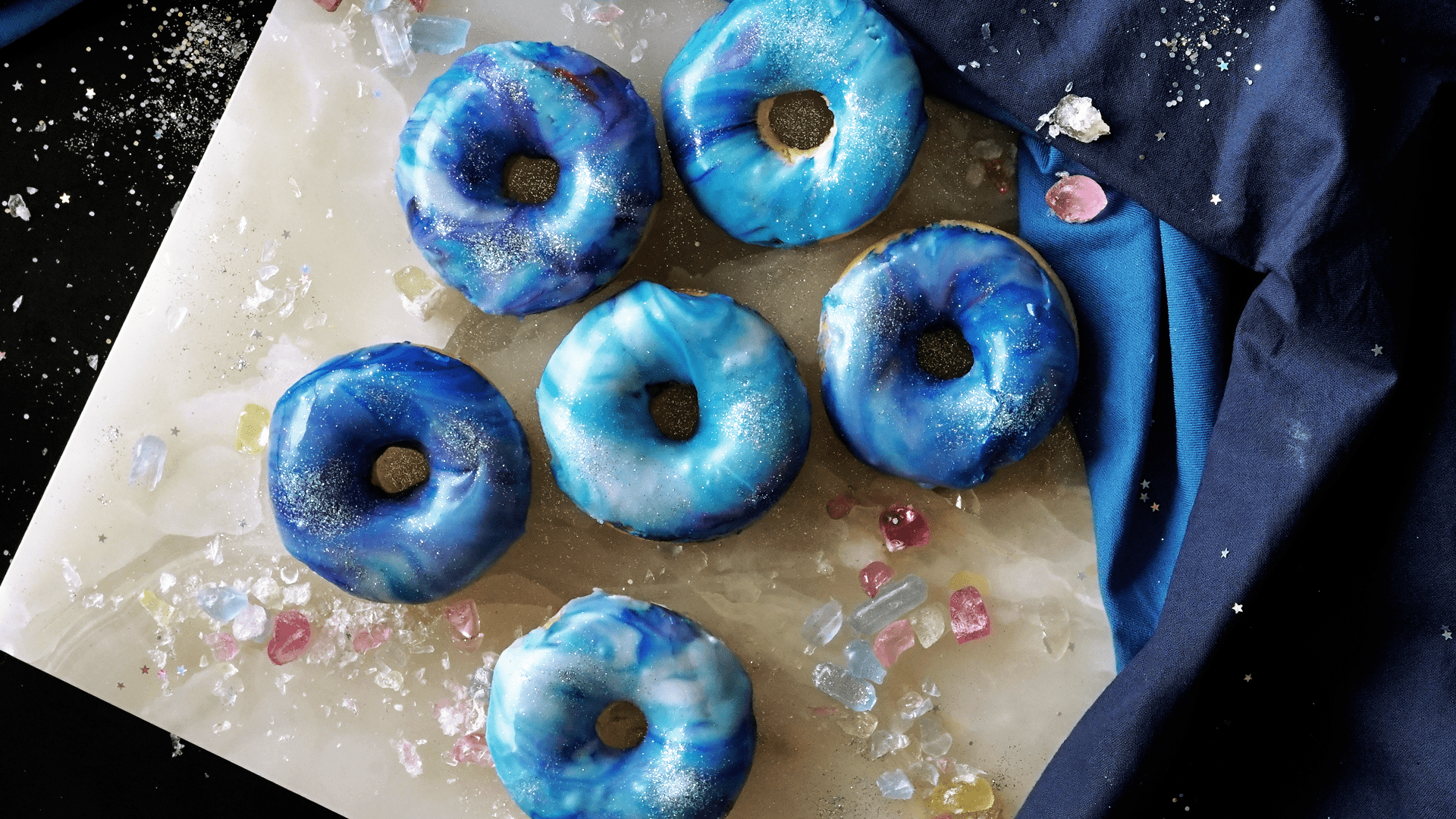 Blue Doughnut