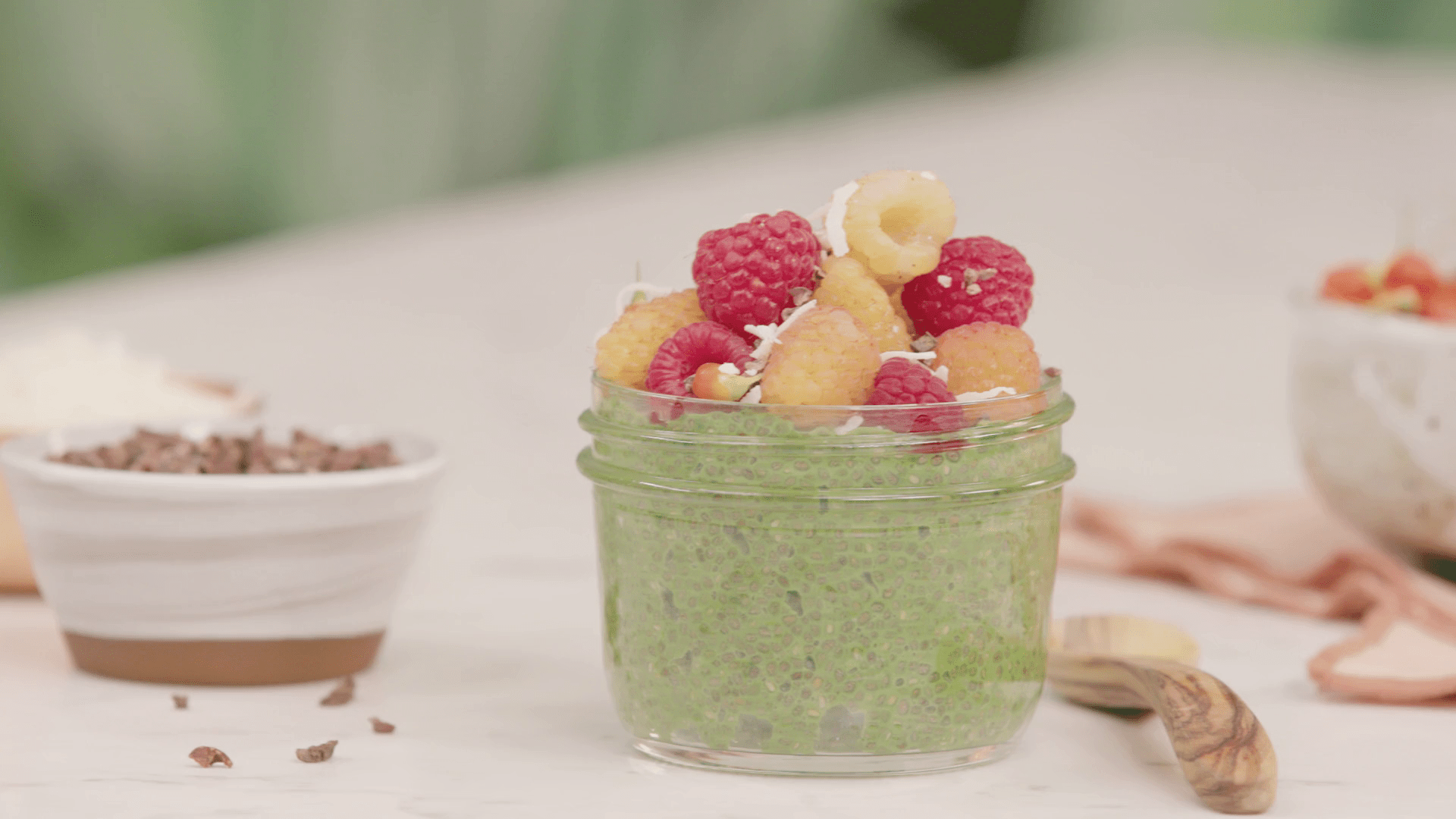 Matcha Chia Pudding | Tastemade